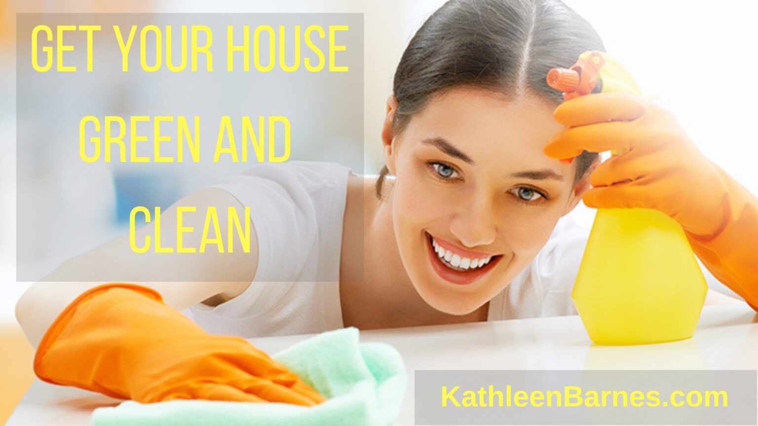 Get Your House Green and Clean - KathleenBarnes.com